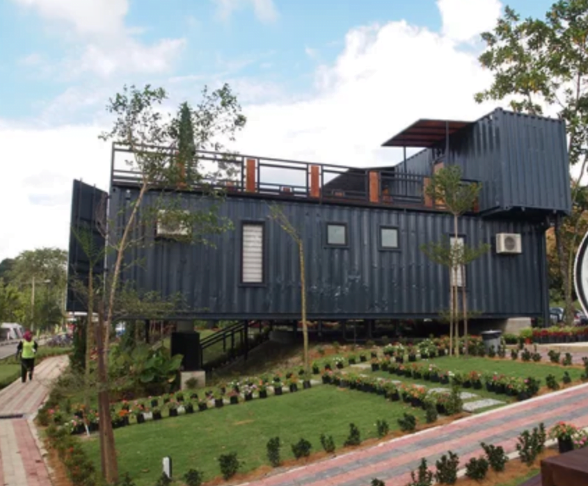 Shipping Container House - Opulent 3D Studio
