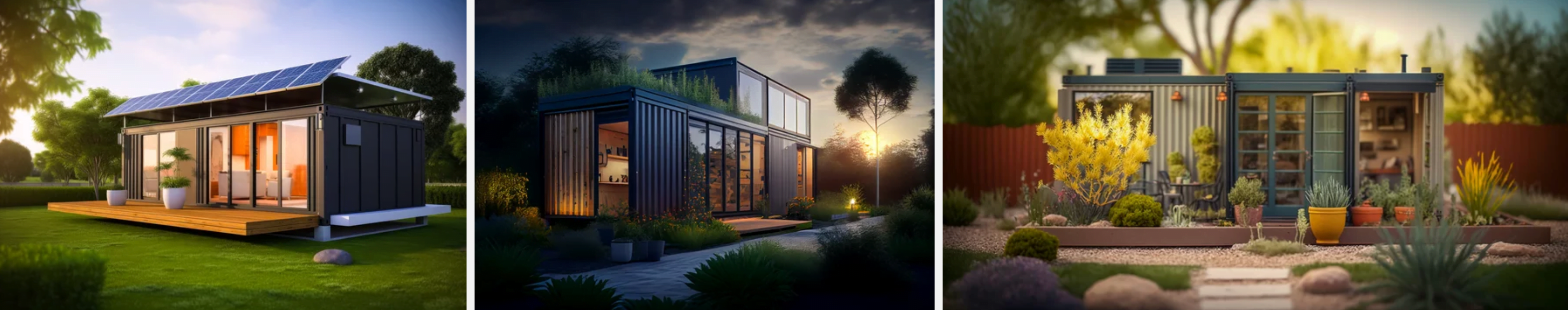 Shipping Container House - Opulent 3D Studio